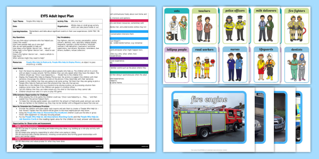 Who Are You? EYFS Adult Input Plan and Resource Pack