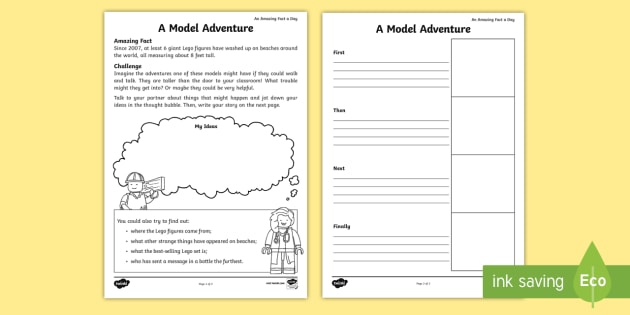 A Model Adventure Worksheet / Worksheet