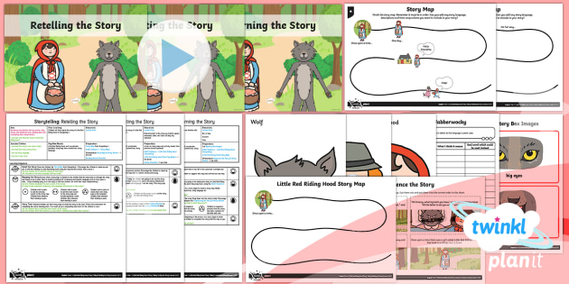 Traditional Tales Little Red Riding Hood Storytelling Unit Pack