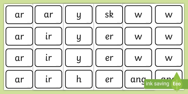 Bossy R Mix and Match Activity (teacher made)