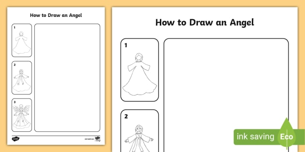 FREE! - How to Draw an Angel Step by Step Guide