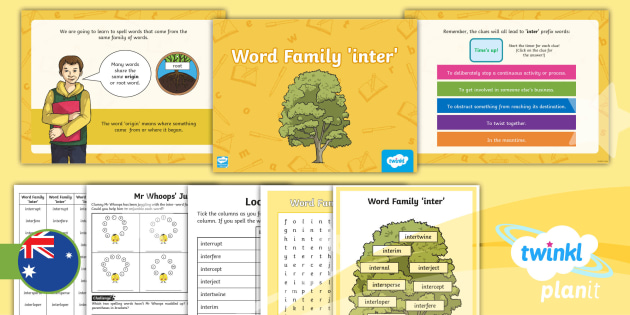* NEW * Year 6 Spelling: Word Families lesson 4
