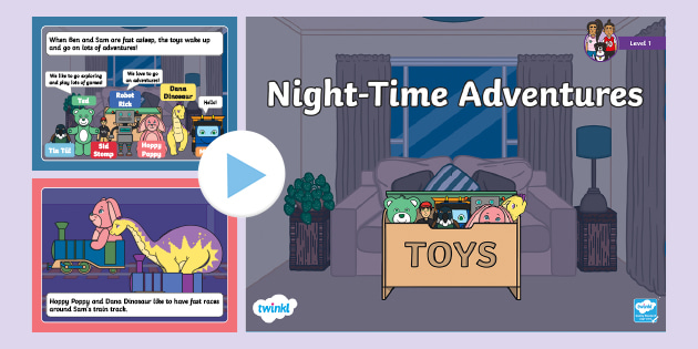 NZ Phonics Story Characters | Level 1 Toys PowerPoint