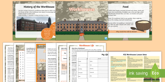 KS2 Workhouses Lesson Teaching Pack - KS1 & KS2 Workhouses