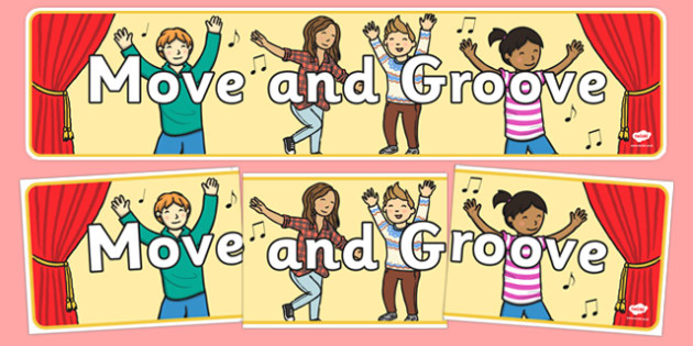 Move and Groove Display Banner (Teacher-Made)