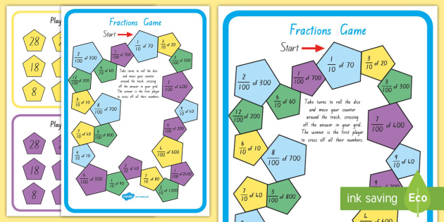 Fractions Game (teacher made)