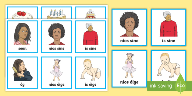 Adjectives as Gaeilge | An Bhreischéim | Acmhainní Gaeilge