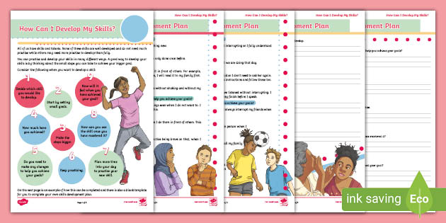 How Can I Develop My Skills? Worksheet