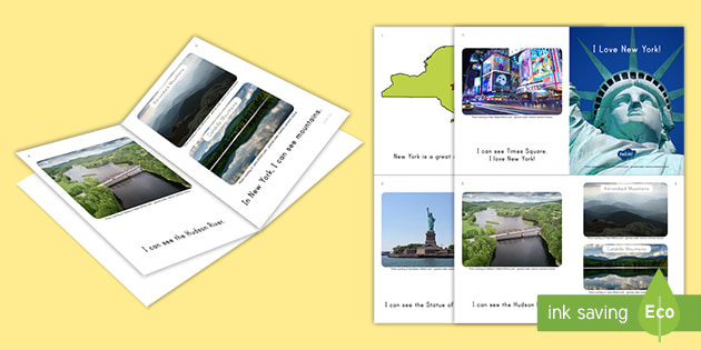 I Love New York! Emergent Reader (teacher made)