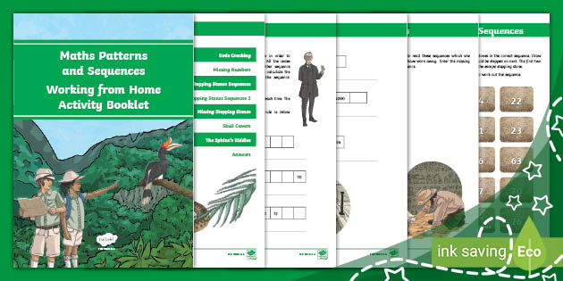 👉 Patterns and Sequences Working from Home Activity Booklet (Ages 8 - 9)