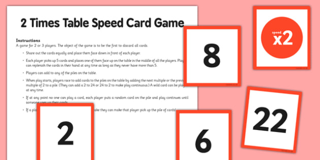 Two Times Table Game | Speed Game (teacher made) - Twinkl