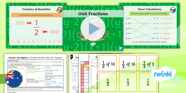 Year 4 Fractions and Decimals: Recognise and Use Fractions of a Quantity 1