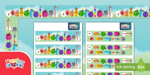 Numberblocks Display Border (teacher made)