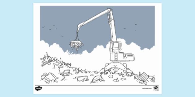 FREE! - Electro Magnet Scene Colouring Sheet | Colouring Sheet