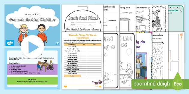 Back to School First Day 1st/2nd Class Activity Pack Gaeilge