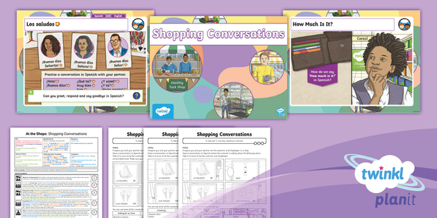 👉 PlanIt Year 6 Spanish Lesson: Shopping Conversations