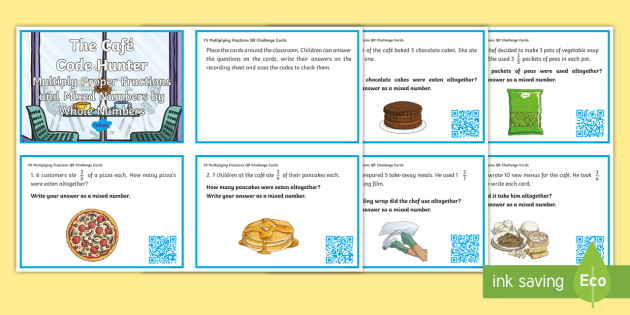 Y5 Multiplying Fractions Challenge Cards