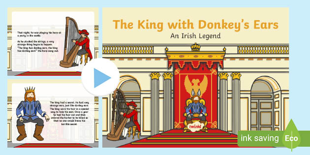 The King with Donkey's Ears PowerPoint (teacher made)