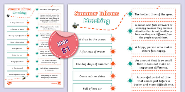 Printable Idioms Cards | twinkl.co.uk