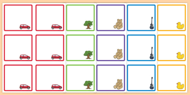 👉 Mixed Images Square Peg Labels