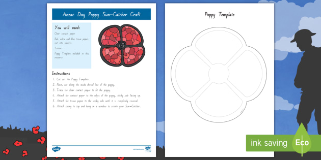 Anzac Day Art And Craft For Toddlers And Children - Parents