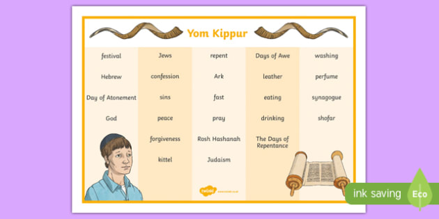 Yom Kippur Mat | Judaism and Religion | Teaching Resources