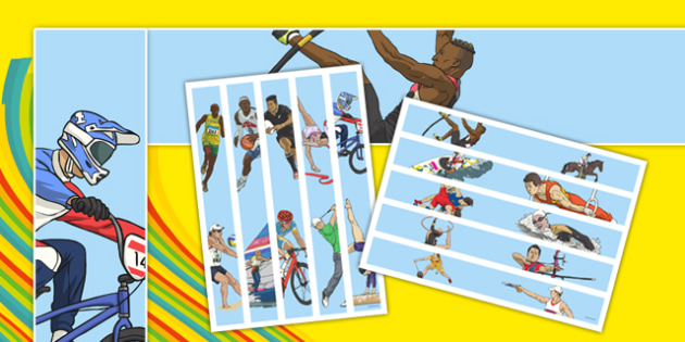 The Olympics Sports Events Display Borders (teacher made)