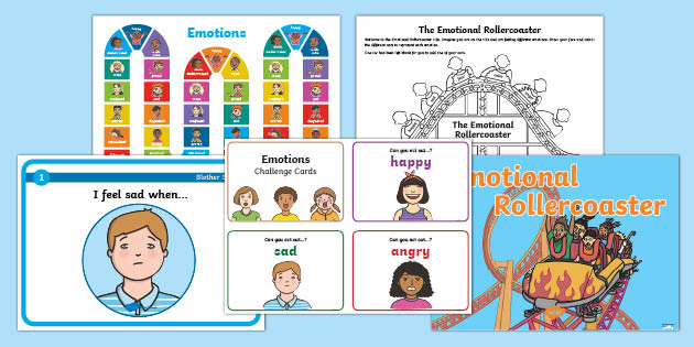 The Emotional Rollercoaster Resource Pack (teacher made)