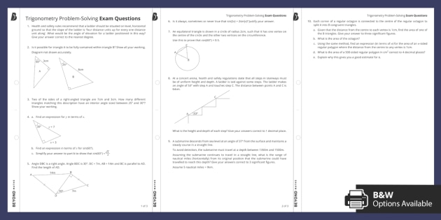 Trigonometry Problem Solving