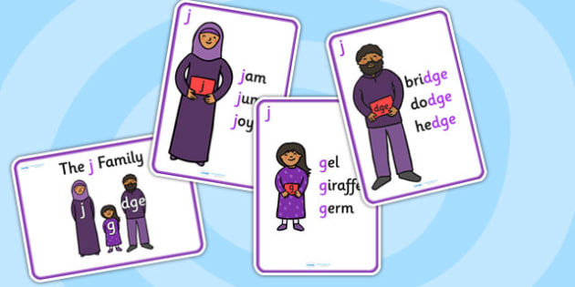 FREE! - j Sound Family Member Posters-j, j sound family, j sound, sound