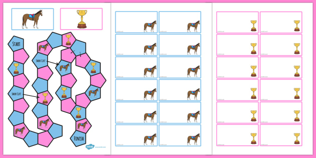 The Melbourne Cup Editable Board Game (teacher made)