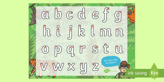 Jungle Themed Letter Writing Worksheet (teacher made)