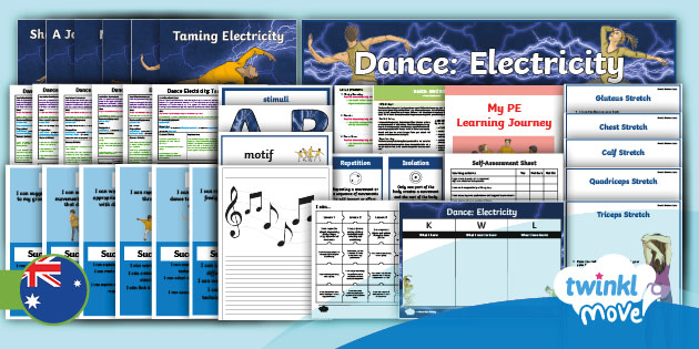 Move PE Year 6 Dance: Electricity Unit Pack (teacher made)