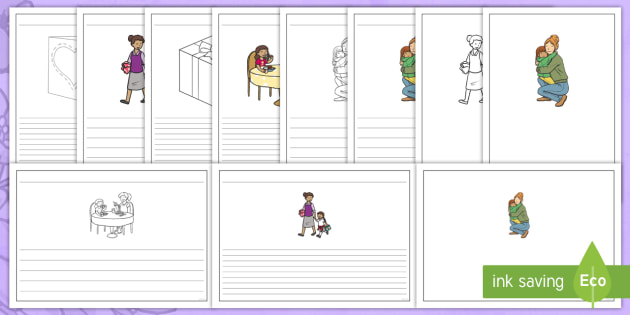 Beautiful Mother's Day Writing Frames (teacher made)