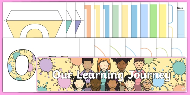 Our Learning Journey Pastel-Themed Display Pack