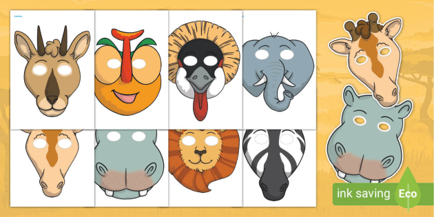 Bug's Big Trip Character Role Play Masks (teacher made)