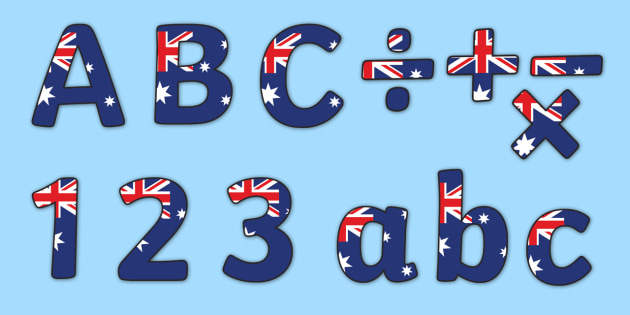 FREE! - Display Lettering & Symbols (Australia)