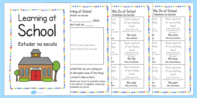 New Starter Welcome to Your New School Booklet Portuguese Translation