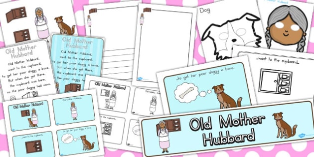 Old Mother Hubbard Resource Pack (teacher made)