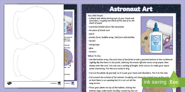 Astronaut Art to Support Teaching on Give Me Some Space!