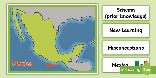 Mexico Schema Map (teacher made)