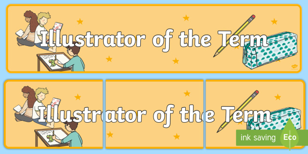 Illustrator of the Term Display Banner - Author of the Term Display Banner
