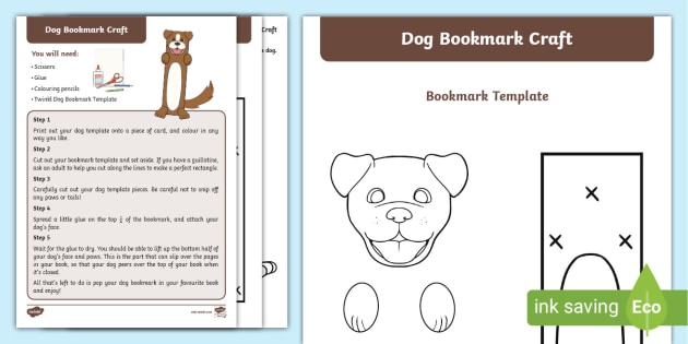FREE! - Dog Bookmark Craft (Teacher-Made)
