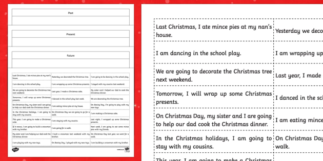 Christmas Verbs