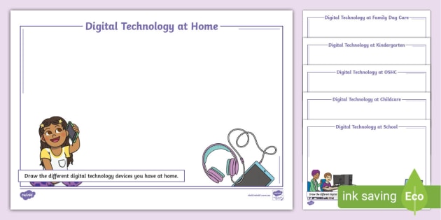 Digital Technologies Drawing Activity Ι EYLF Ι Twinkl