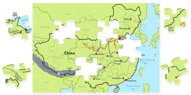 Map of China Jigsaw
