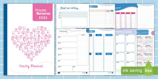 Private Nursery Planner 2022 | Twinkl Busy Bees