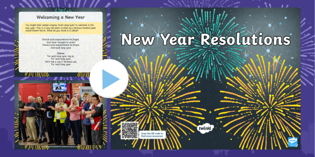 New Year’s Resolutions PowerPoint | Twinkl Learning Resource