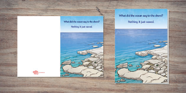 Ocean Joke Card | Twinkl Party (teacher made)