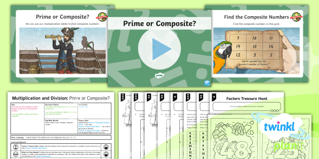 PlanIt Maths Y5 Multiplication and Division Lesson Pack Prime Numbers ...